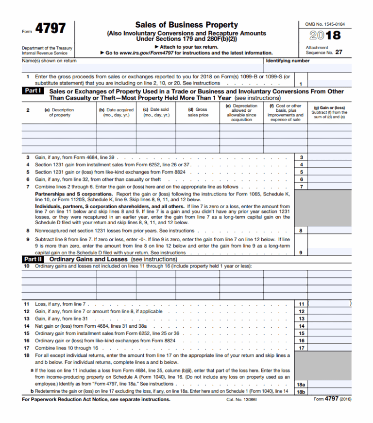 Capital Gains and Losses + Sections 1231, 1245 and 1250